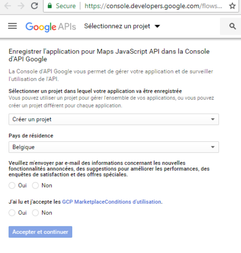 Afficher une carte Google map dans un site Web (clé API Google Map)